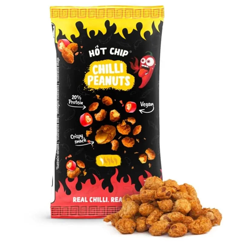 HOT CHIP Chili Peanuts 70g – Krispigt & eldigt snacks | Butikkom