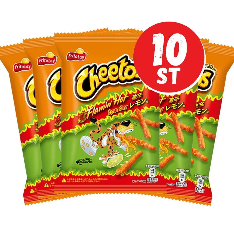 Köp Cheetos Flamin Hot lime Japan 65g x10st online – Butikkom