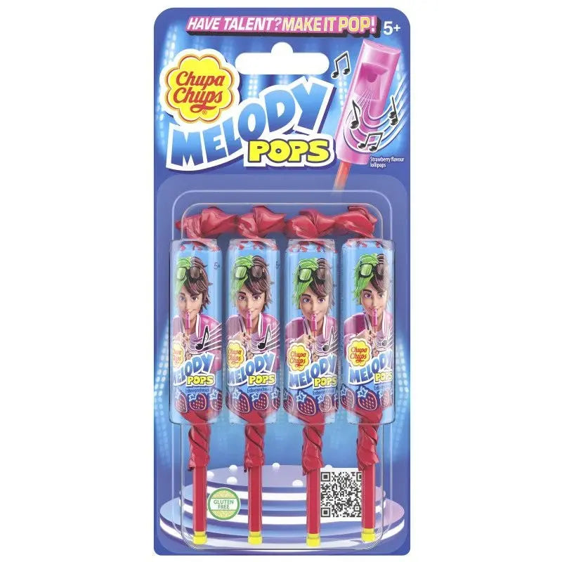 Chupa Chups Melody Pops 4st – Godis & flöjt i ett! | Butikkom