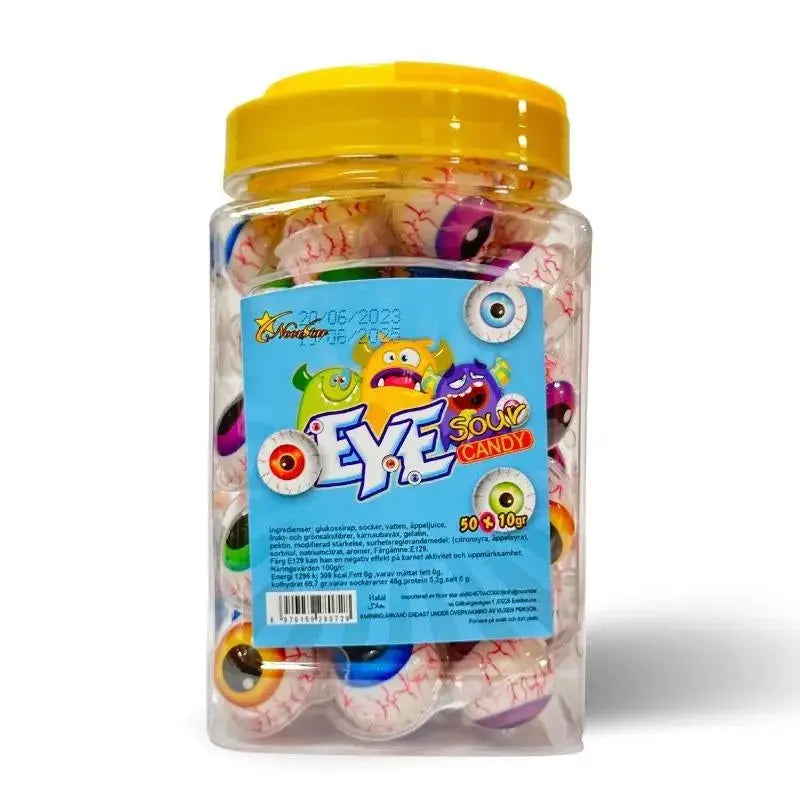 Köp Gummigodis Sour Eye 50 x 10g online från lagerhylla | Butikkom