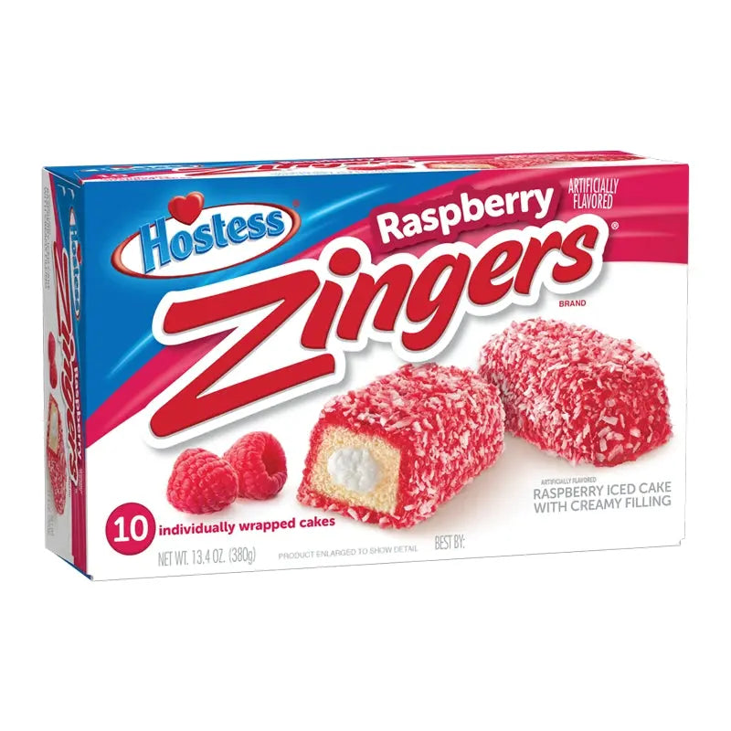 Hostess Zingers Raspberry 380g – Hallonkakor | Butikkom