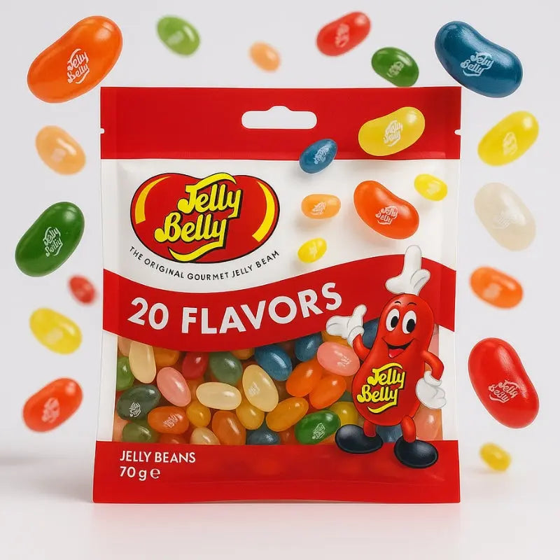 Jelly Belly 20 Flavors 70g - beställ nu online via - Butikkom