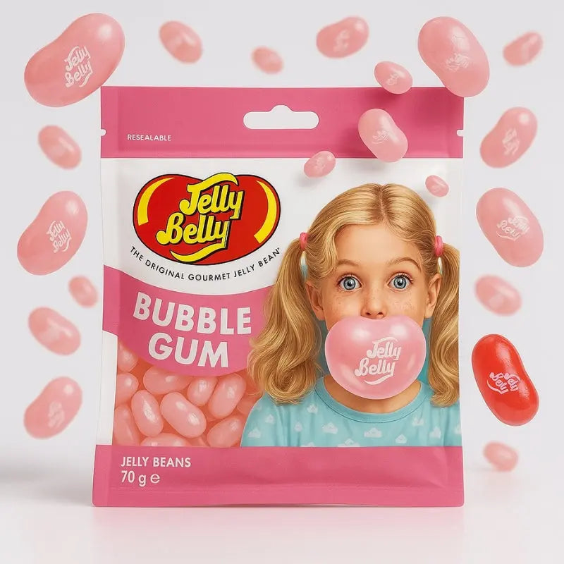 Jelly Belly Bubble Gum 70g - beställ nu online via - Butikkom