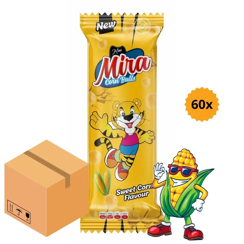 Mira Chips Sweet Corn 20g x 60st – Frasigt majssnack | Butikkom