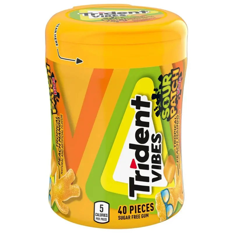 Köp Sour Patch Kids Trident Vibes Tropical Peach Mango online från ...