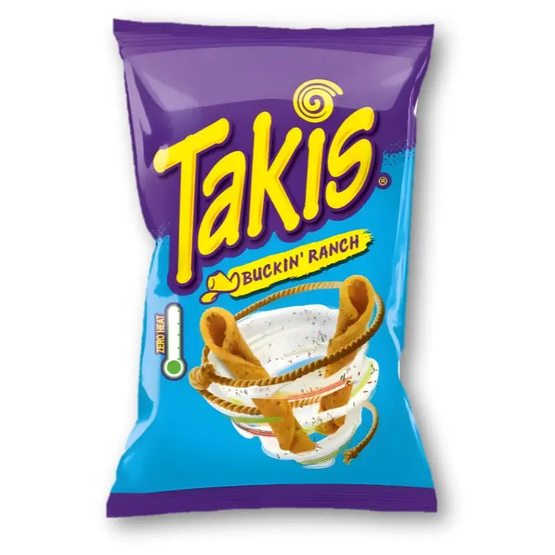 Takis Buckin Ranch 100g – Ranchsmak med krispig crunch | Butikkom