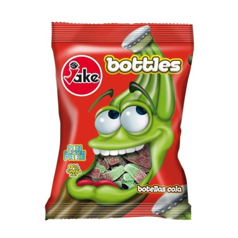 Köp Jake Sweet cola bottles 100g online från lagerhylla | Butikkom
