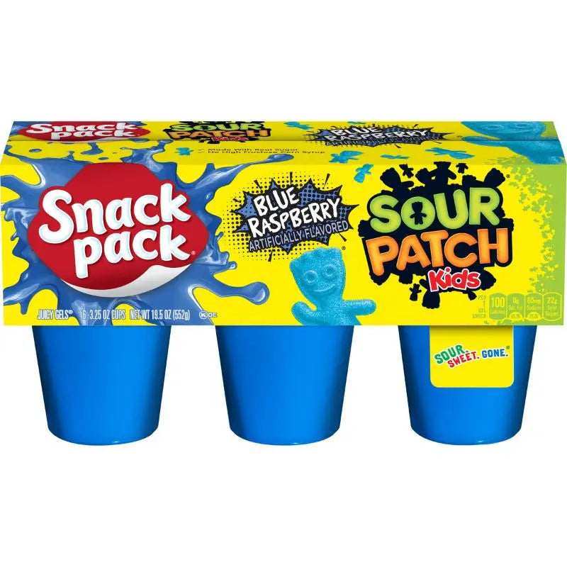 Köp Sour Patch Kids Blue Raspberry Snack 6-Pack online – Butikkom